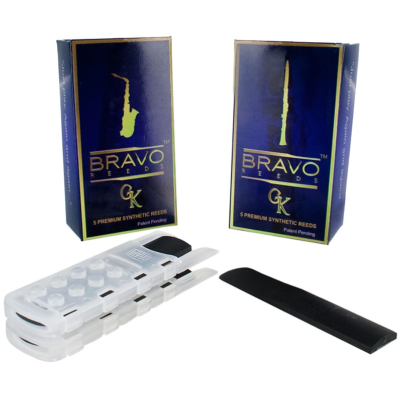 Bravo Alto Saxophone Synthetic Reeds Strength 2 1/2 - Box of | Reverb