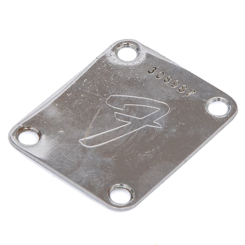 Fender - 1971 Tele Neck Plate - 4-Bolt Neck Plate for | Reverb