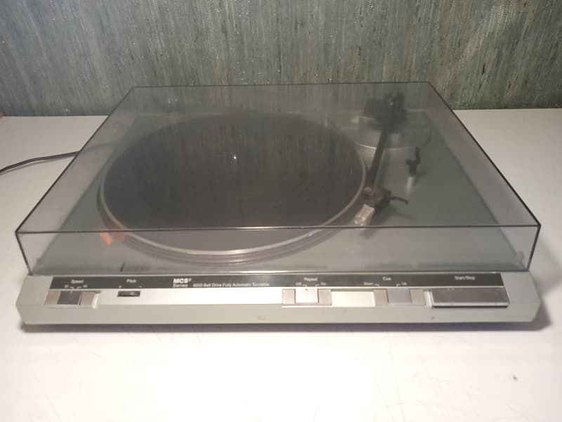 MCS 6205 Fully Automatic Turntable Japan Vintage 80s Silver | Reverb