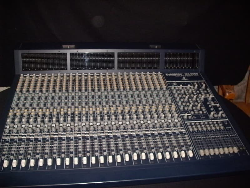 Behringer Eurodesk MX-9000 Mixing Console with Meter Bridge | Reverb