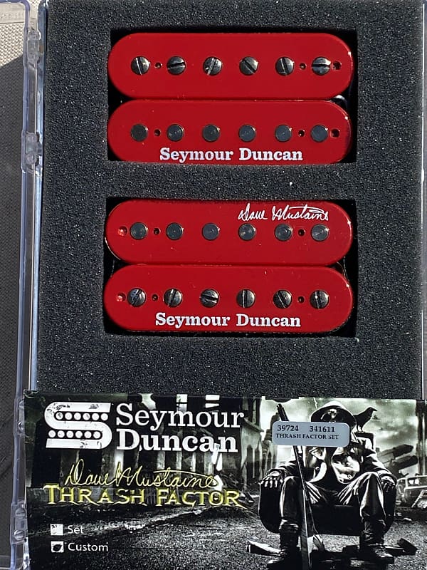 Seymour Duncan Dave Mustaine Thrash Factor Red Humbucker | Reverb