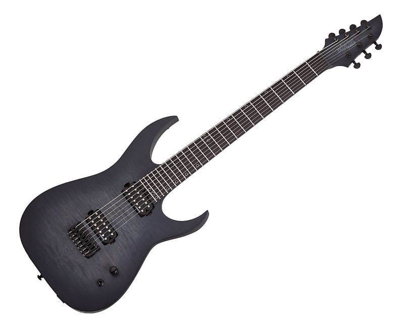 Schecter KM-7 MK-III Legacy 7-String Guitar - Transparent | Reverb