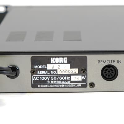 Korg A2 Performance Signal Processor Multi-Effects Rackmount | Reverb