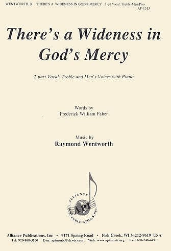 Theres A Wideness In Gods Mercy Raymond Wentworth | Reverb
