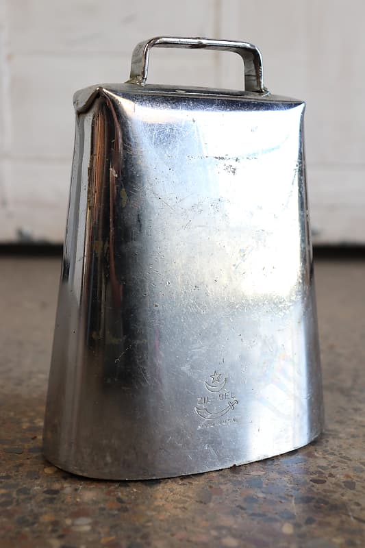 Zildjian 6.5" Zil-Bel Steel Handheld Cowbell Vintage 1970's | Reverb