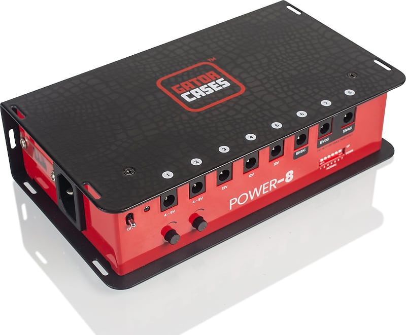 Gator Pedal Board Power Supply With 8 Isolated Outputs | Reverb