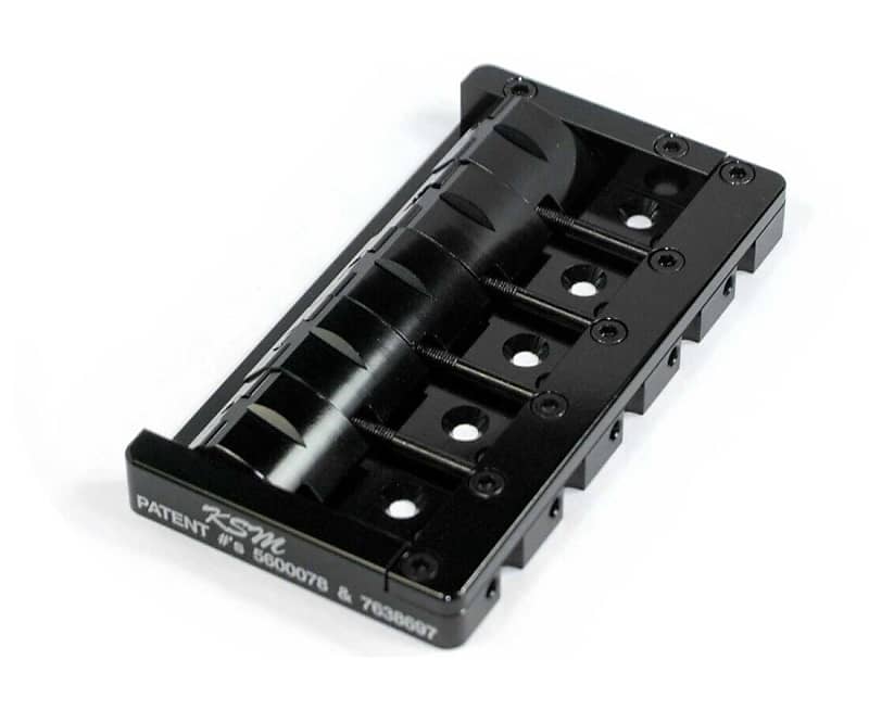 KSM Foundation 5-String Bass Bridge (5BBS-17) - Black - NEW | Reverb