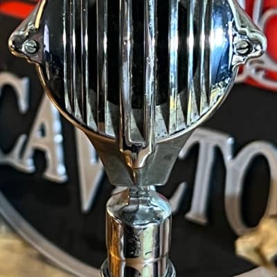 Vintage 1950's ASTATIC DN-50 Dynamic Microphone with desk | Reverb