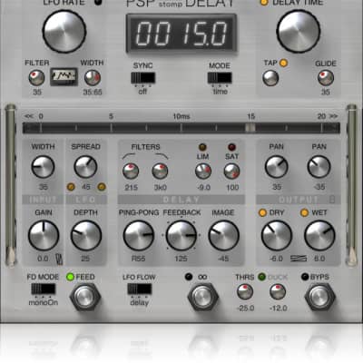 PSP Audioware PSP stompFilter Modulation, Filter, and Gain | Reverb