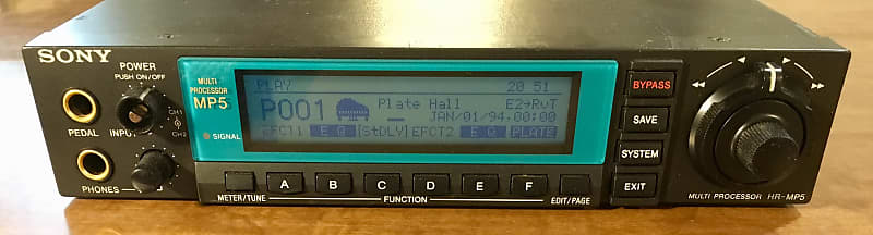 Sony HR-MP5 Half-Rack Stereo Effects Processor | Reverb