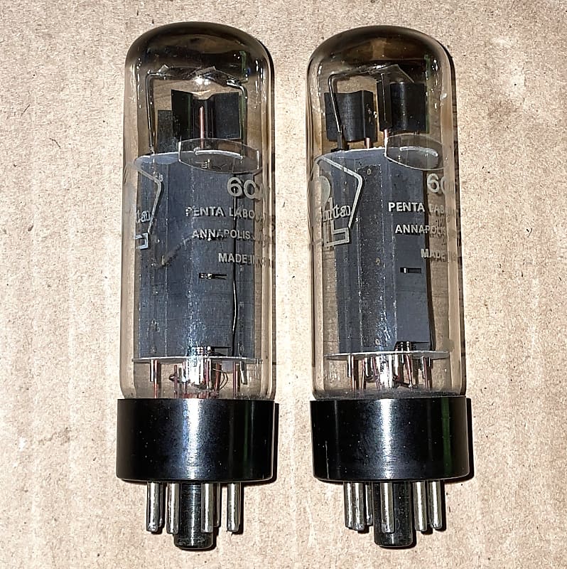 Pair of Vintage Penta Labs 6CA7 EL34 Power Tubes! | Reverb