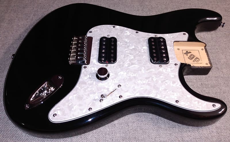 Guitarfetish XGP Stratocaster Body Black | Reverb