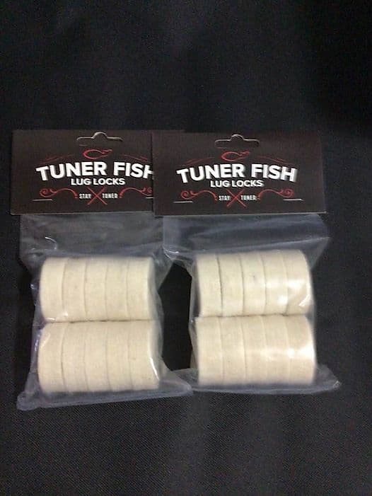 Tuner Fish Felts - White - 20 Pack | Reverb