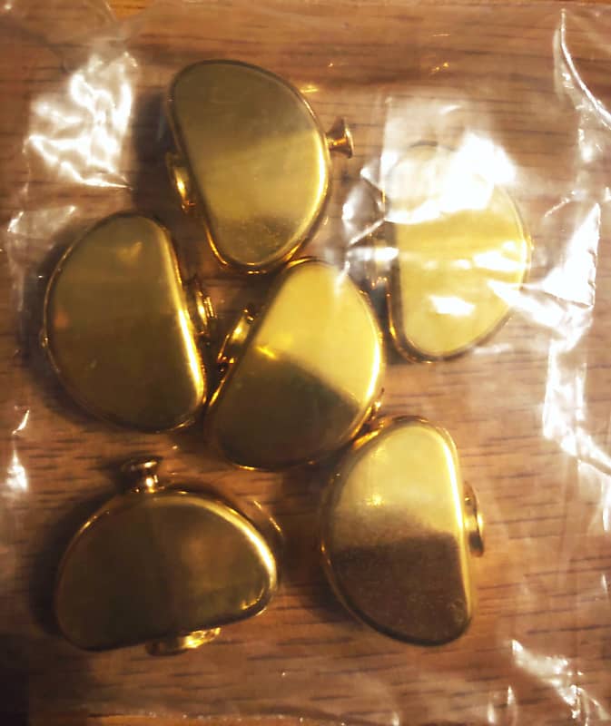 Grover Gold Kidney Bean Buttons Tuner buttons Gold | Reverb