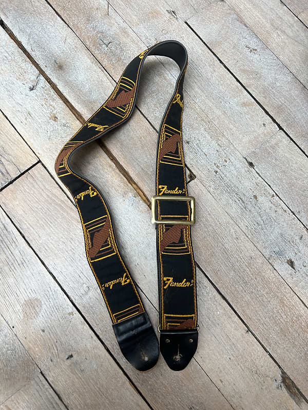 1970’s-1980’s Fender Guitar Strap Vintage Collector Case | Reverb UK