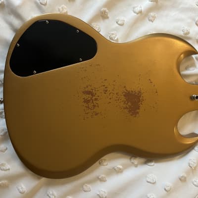 custom Gibson SG Special Faded 2003 cresent moon relic | Reverb