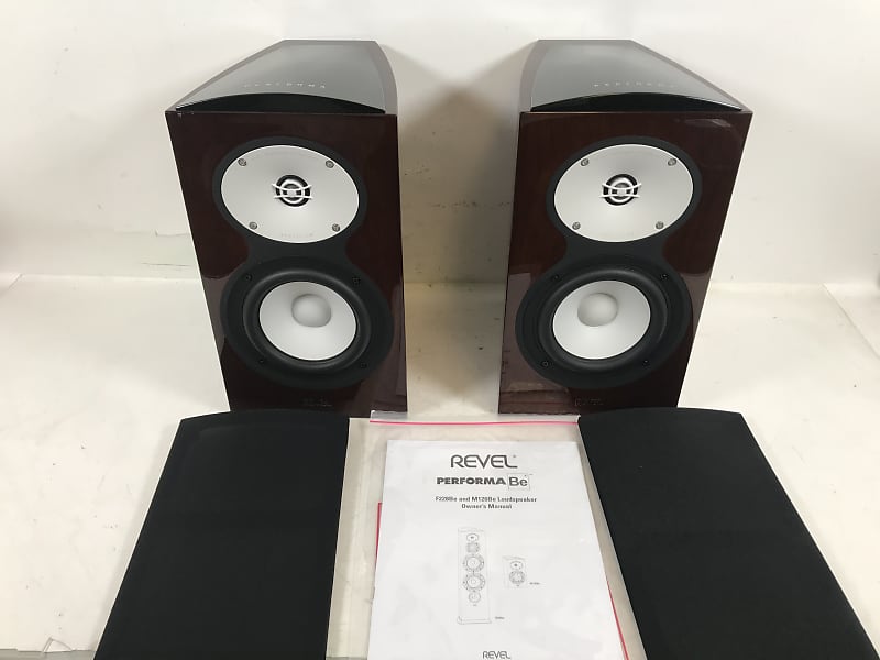 Revel M126Be Bookshelf Speakers (Pair) - Walnut | Reverb