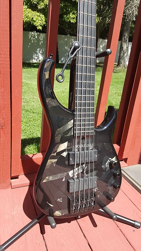 Modulus Quantum Q5 KLD Black Carbon Fiber Graphite Bass | Reverb