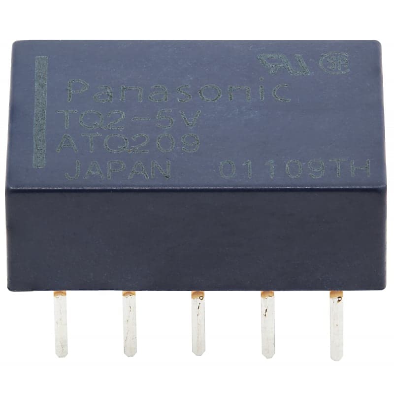 Relay - Panasonic, DPDT, 5V, Single Coil, Non-Latching | Reverb