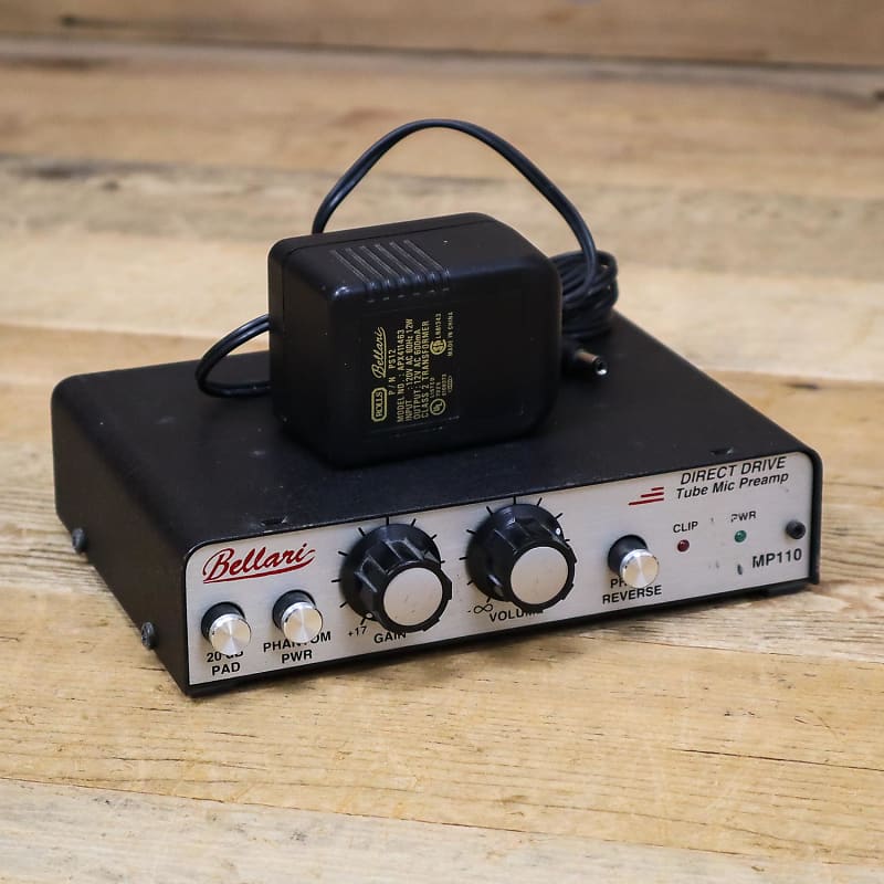 Bellari MP110 Direct Drive Tube Mic Preamp | Reverb