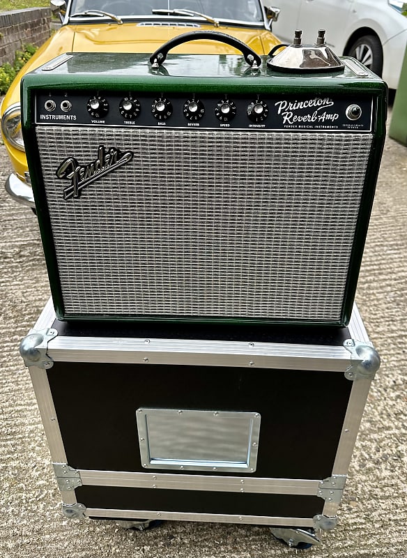 Fender '65 Princeton Reverb Reissue "Green Sparkle" FSR | Reverb UK