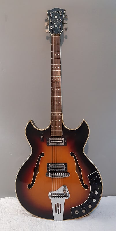 Vintage Hofner 4578 VTZ 1965 - Sunburst OHSC | Reverb