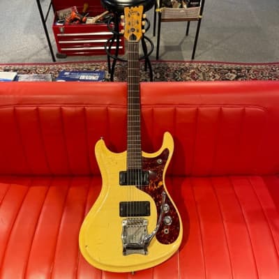 Mosrite 1966 The Ventures Model Mark V White (S/N:B1226) | Reverb