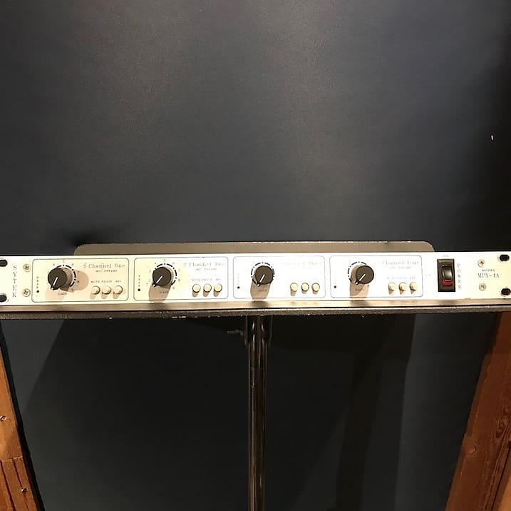 Sytek MPX-4A Four-channel mic pre-amp Mid 90s Grey | Reverb