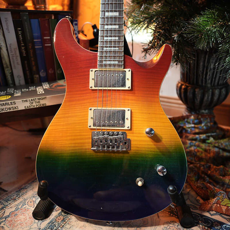 Firefly PS PRS Style 2000’s - Rasta Rainbow | Reverb