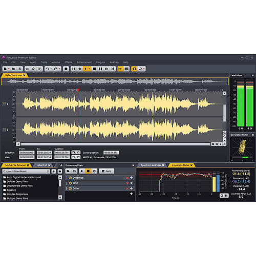 New Acon Digital Acoustica 7 Premium Edition Audio Editing | Reverb