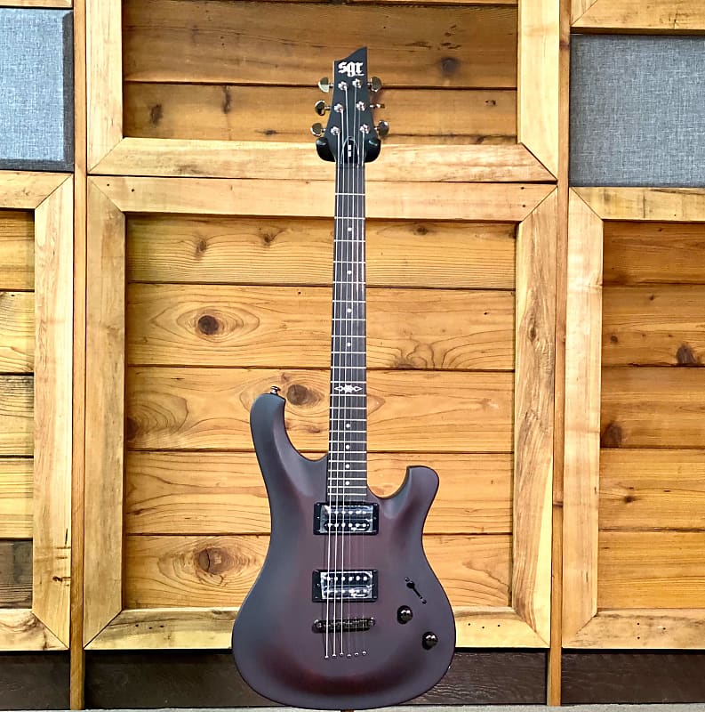 Schecter 006 SGR Electric Guitar, Walnut Stain | Reverb