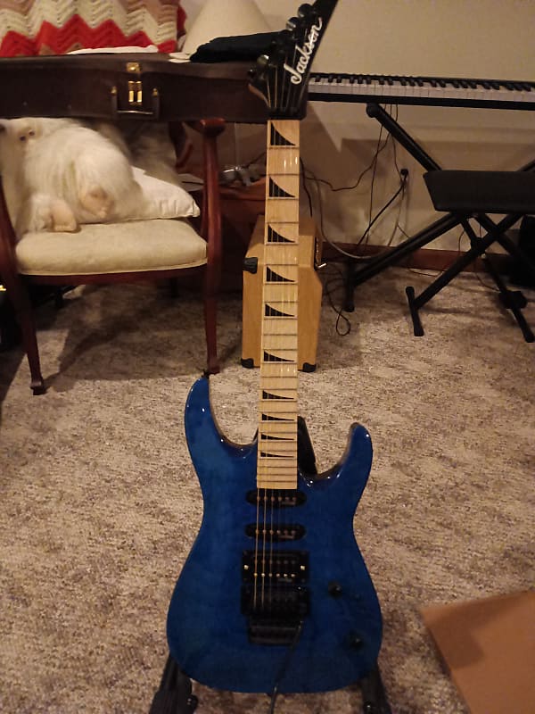 Jackson JS Series JS32 Early 2000's - Deep Blue | Reverb