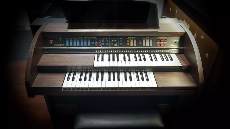 Lowrey Conductor Organ with Bench | Reverb