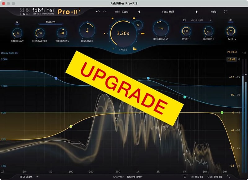 FabFilter Pro-R 2 Upgrade (Download) Give Your Music Sone | Reverb UK