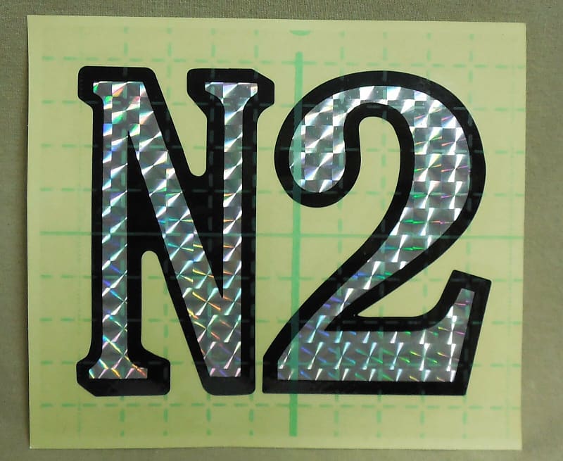 New Black with Silver Hologram Washburn Nuno N2 Guitar Body | Reverb