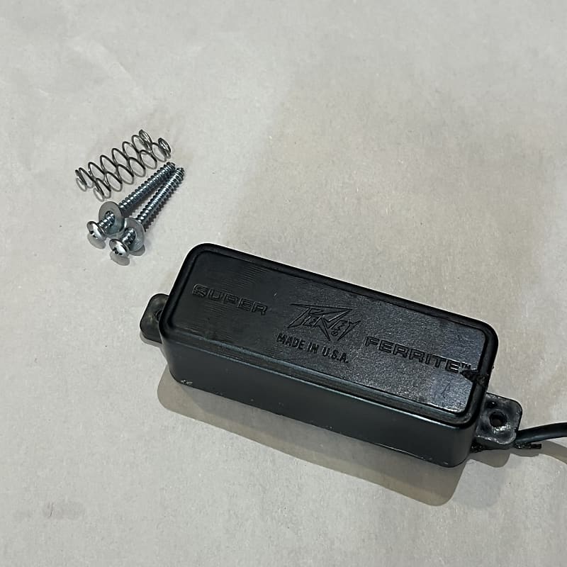 Peavey Patriot Bass Super Ferrite Pickup Black USA | Reverb