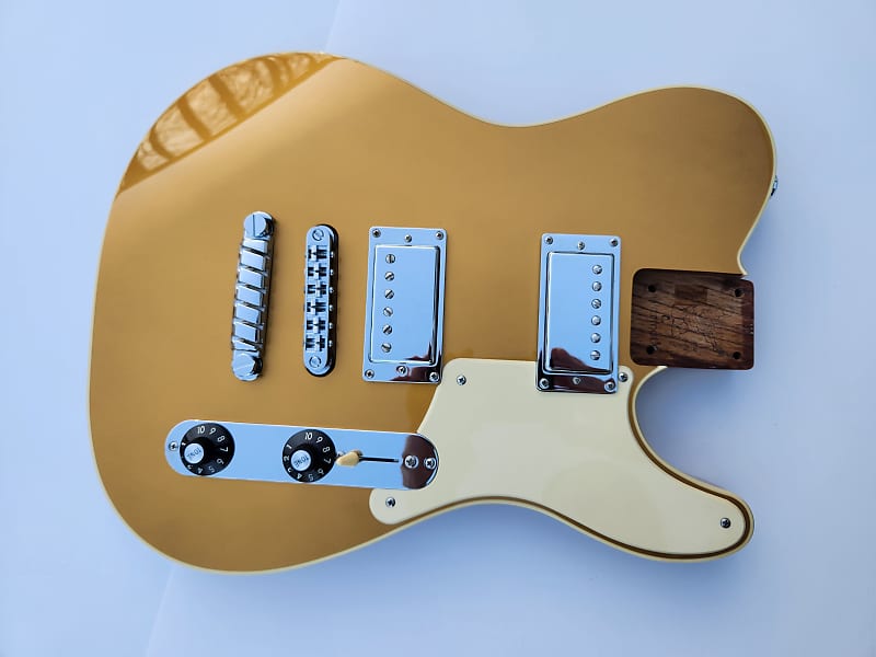 Fender Warmoth Telecaster Troublemaker Tele loaded body Bound | Reverb