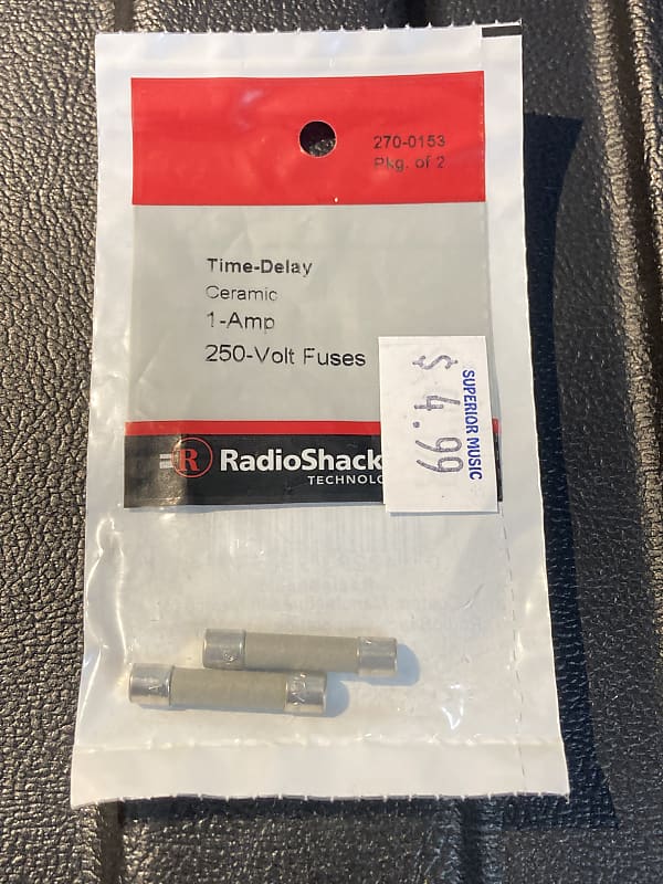 Radio Shack 1A 250V time delay Ceramic Fuse 2023 - Package of | Reverb