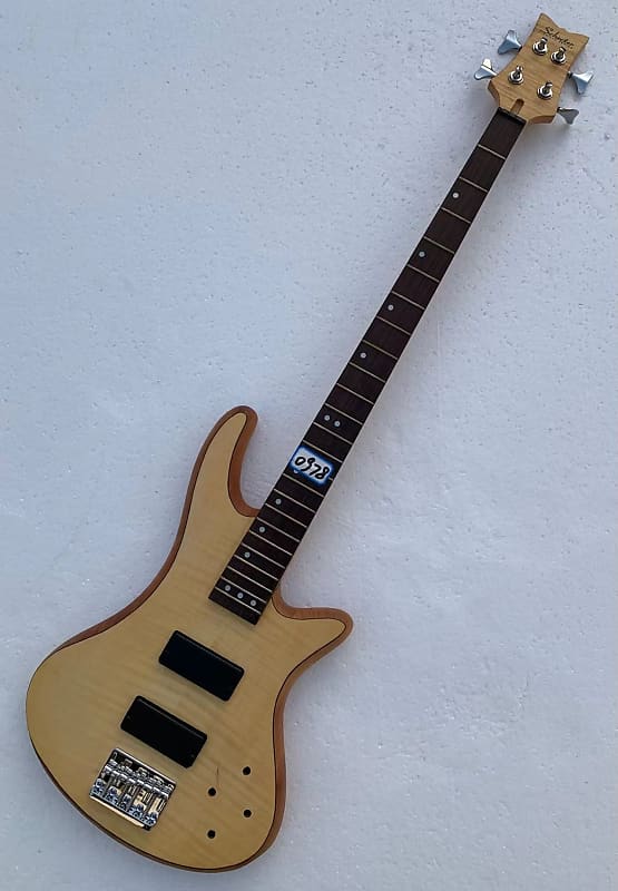 Schecter Custom 4 String Bass Body with Maple Neck Through | Reverb