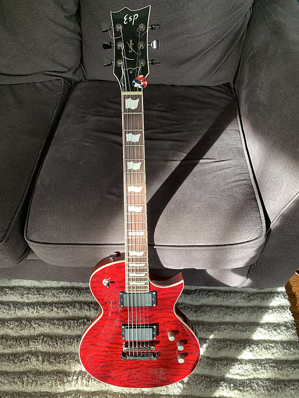 ESP Eclipse II 2010 Quilted Maple - See Thru Black Cherry | Reverb