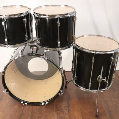 Ludwig 4pc Rocker Drum Set Black 12/13/16/22" | Reverb Deutschland