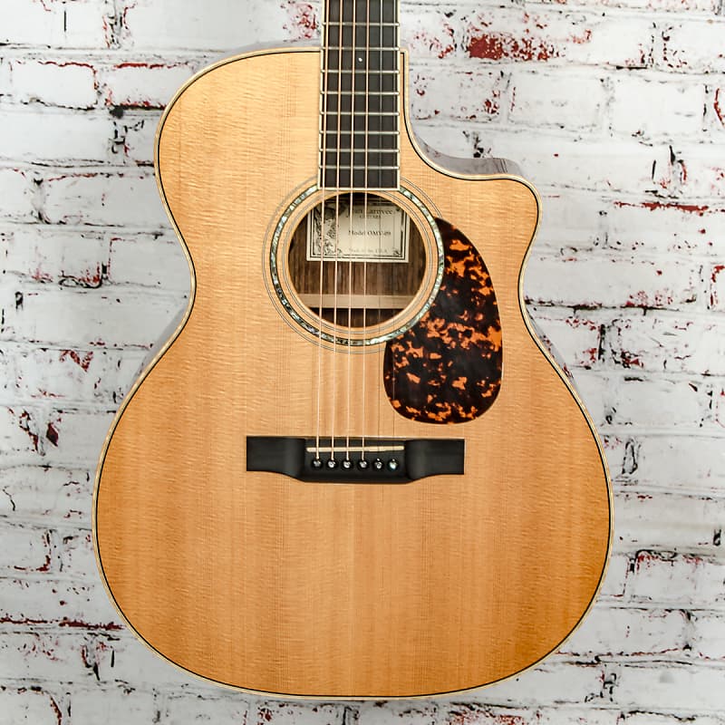 Larrivee - OMV-09 - Single Cutaway Acoustic/Electric Guitar, | Reverb
