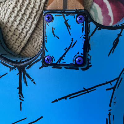 Custom Partscaster 2023 - Custom Painted Borderlands Style | Reverb