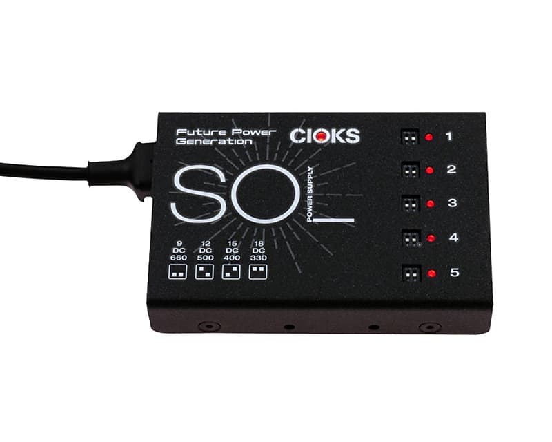 Cioks SOL Switch-Mode Pedal Power Supply | Reverb