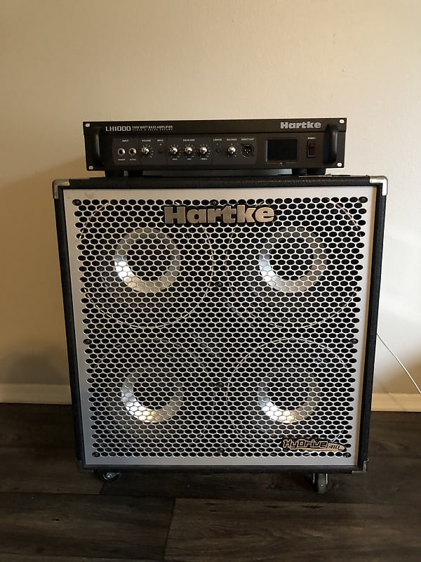 Hartke LH1000 and HyDrive 4X10 Black | Reverb