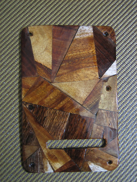 hand crafted koa wood tremelo plate for stratocaster | Reverb Canada