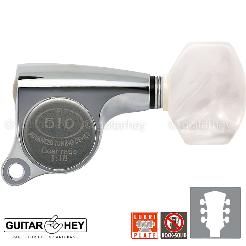 NEW Gotoh SGS510Z-P7 L3+R3 Set Mini Tuners PEARL | Reverb Australia