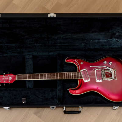 1990s Mosrite Ventures Model '63 Vintage Reissue Sidejack Red | Reverb