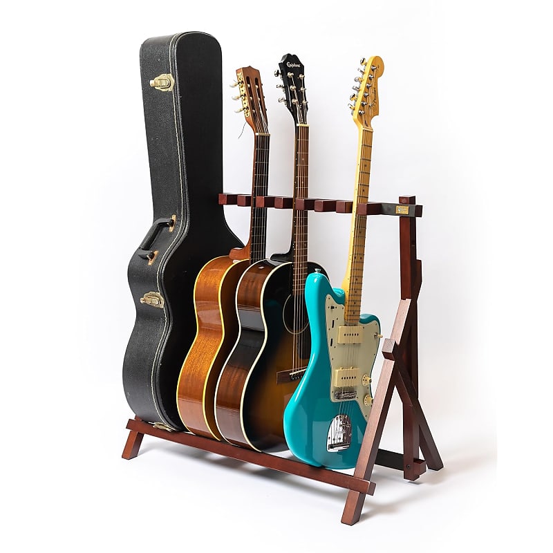 Guitar Rack and Guitar Case Stand for Multiple Guitars - | Reverb