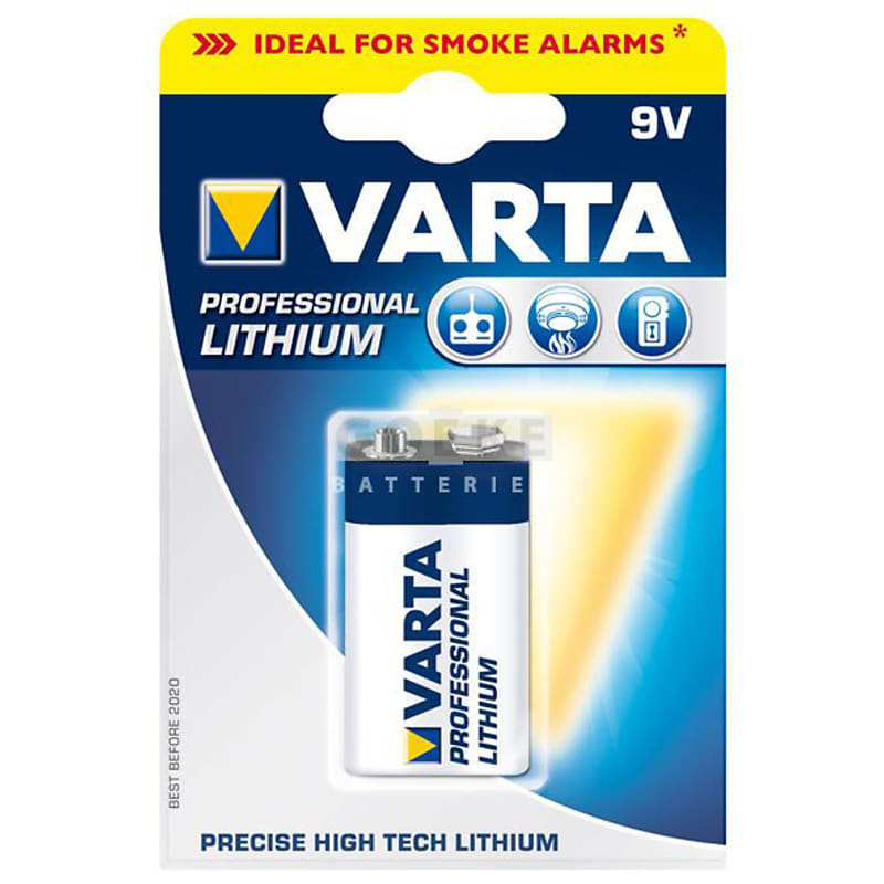 VARTA 9V Professional Lithium Block 1200 mAh - Battery | Reverb